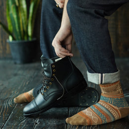 Aspen Boots 6" (Raven Black) Goodyear Welted – Craft & Glory International